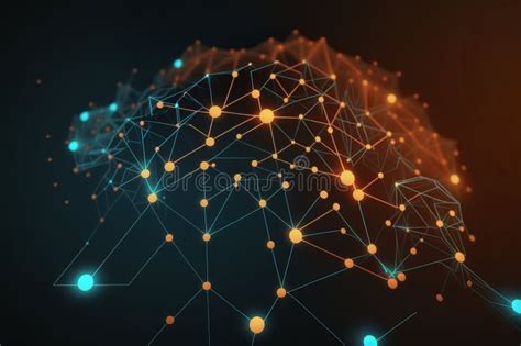 Abstract Connected Dots And Lines003 Stock Illustration Illustration Of Black Glow 273011000