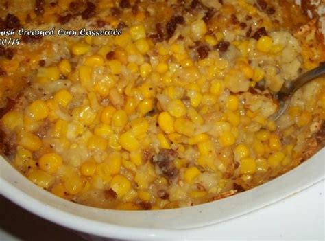 Amish Creamed Corn Casserole Recipe Just A Pinch Recipes