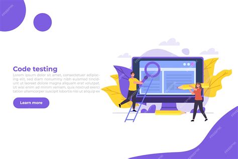 Premium Vector App Tester Software Or Application Testing Concept Debugging Development