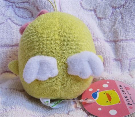 Eikoh Japan Piyo Chan Girl Angel Plush Strap New With Tag Kawaii