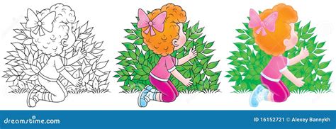 Hide And Seek Stock Illustration Illustration Of Small 16152721