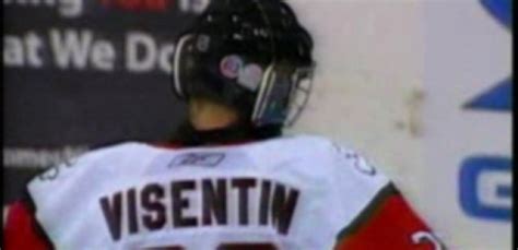 Mark Visentin Goaltender Of The Year Ontario Hockey League