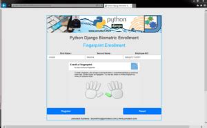 Python Django Biometric Authentication Jomutech Systems