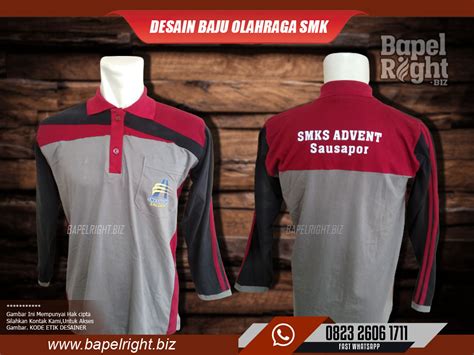 Baju Olahraga SMK Desain Baju Olahraga Smk Terbaru Panjang