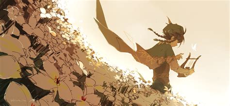 Venti Genshin Impact Drawn By Yi Yu Danbooru