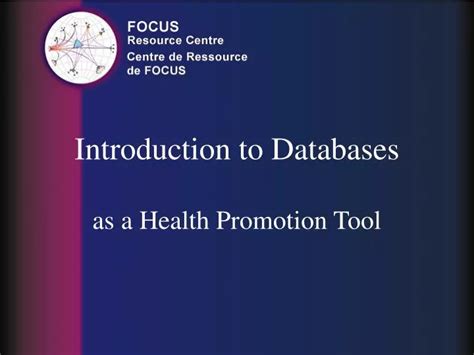PPT Introduction To Databases PowerPoint Presentation Free Download ID