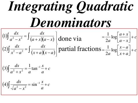 X2 T04 07 Quadratic Denominators 2012 X2 T04 07 Quadratic Denominators 2012