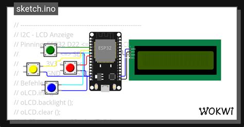 I2c Lcd Mit Taster Wokwi Esp32 Stm32 Arduino Simulator I2c Lcd Mit Taster Wokwi Esp32 Stm32 Arduino Simulator