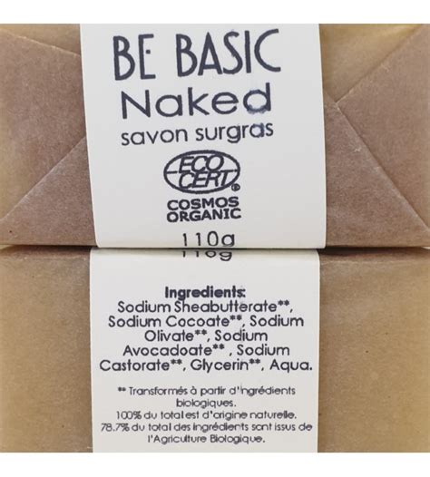Savon Be Cosmetics Naked Les p tites graines épicerie ambulante