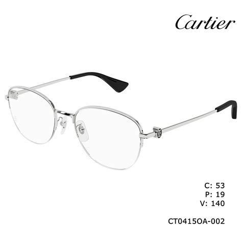 Cartier Optical Silver Silverar Anti Riflesso Best Designers Inc