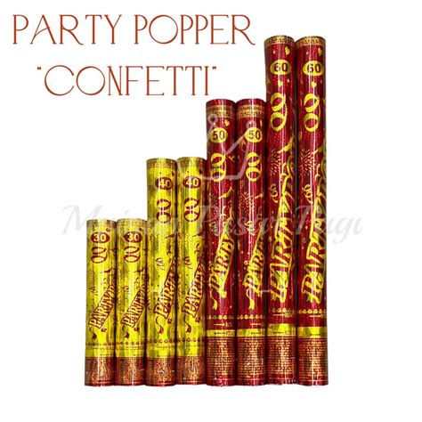 Jual Confetti Party Popper Popper Party Ulang Tahun And Wedding