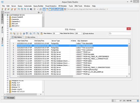Manage Data And Result Sets And SQL Queries With Aqua Data Studio