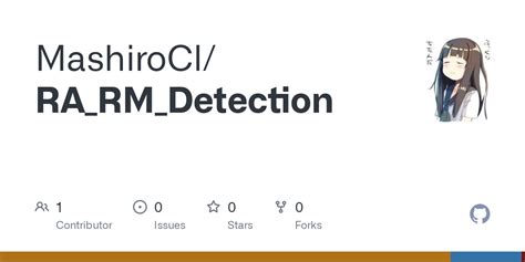 Github Mashiroclrarmdetection