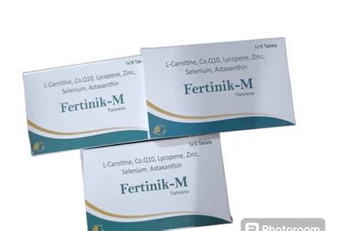 L Carnitinecoq 10 Tab Fertinik M At ₹ 450stripe Coenzyme Q10