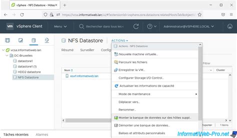 Create A Nfs Datastore On Vmware Vsphere 67 Vmware Tutorials