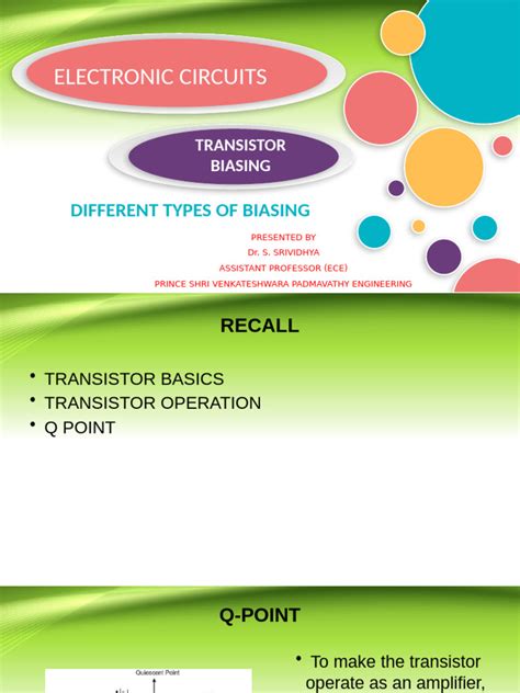 Transistor Biasing Pdf Amplifier Transistor