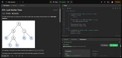 day67 of 100dayofcodingchallenge leaf similar trees vikash mewada