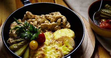 Фрикасе из курицы с картофелем