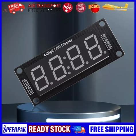 Tm1637 Led Display Module 7 Segment Glow Tube Clock 056 Inch Red 12