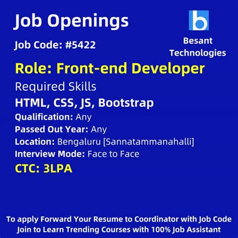 Besant Technologies On Linkedin Html Css Js Bootstrap Frontenddeveloper Javascriptdeveloper