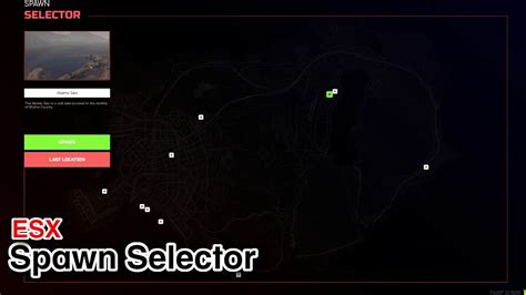 Spawn Selector Esx Fivem Store