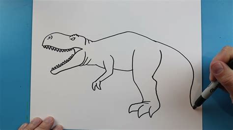 How To Draw A Dinosaur From Jurassic World