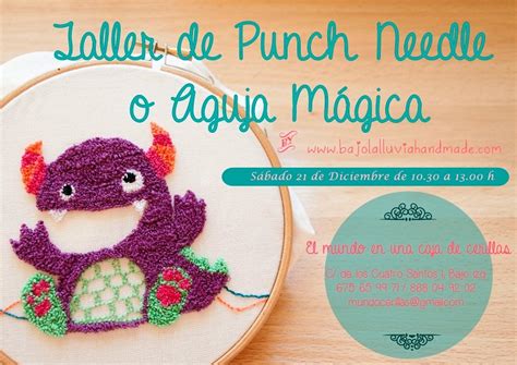 Taller De Punch Needle O Aguja Magica Que Hacer En Murcia