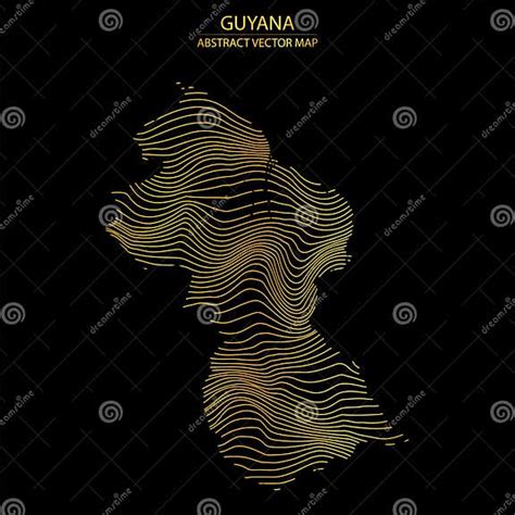 圭亚纳矢量图绘制黄金条纹图抽象图 向量例证 插画 包括有 例证 形状 绘图 镶边 抽象 国家（地区） 243551930