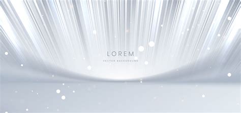 장면 회색 배경 현대 흰색 선 조명 효과 반짝임 제품 디스플레이 디자인용 3차원 형태에 대한 스톡 벡터 아트 및 기타 이미지 3차원 형태 결정체 구 Istock