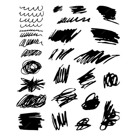 Premium Vector Scribbles Vector Line Icons Editable Stroke Vector Graphic