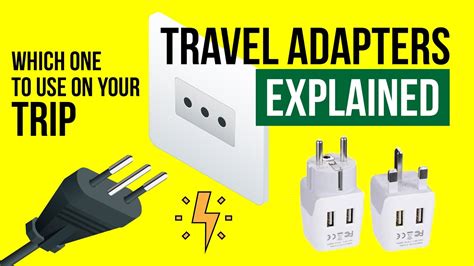 TRAVEL ADAPTERS And Power PLUGS Explained World Travel Tips THE