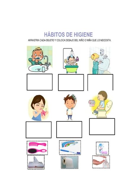 Habitos De Higiene 1 Y 2 Pdf