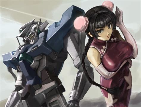 Wang Liu Mei Gundam And 1 More Drawn By Hamoto Danbooru