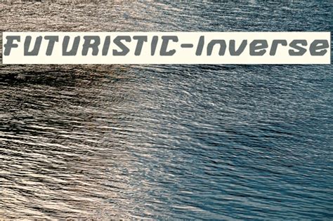 Futuristic Inverse Font