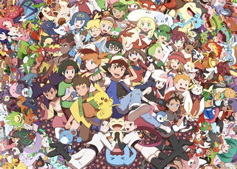 Pikachu Dawn Lillie May Ash Ketchum And 122 More Pokemon And 8