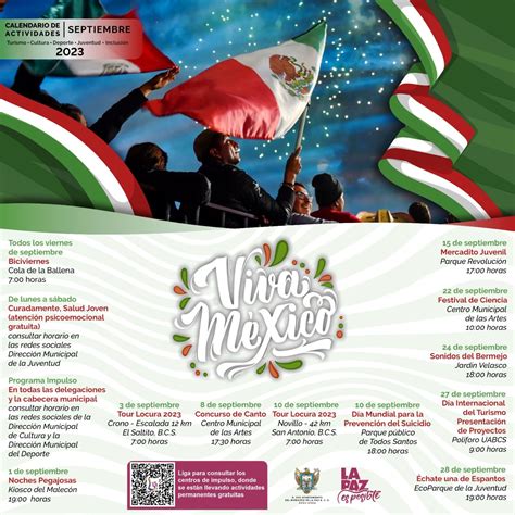Realizarán En La Paz Diversas Actividades Culturales En El Mes Patrio