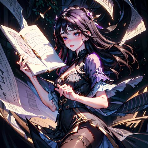 Anime Mage Girl By Kaffeeautomat On Deviantart