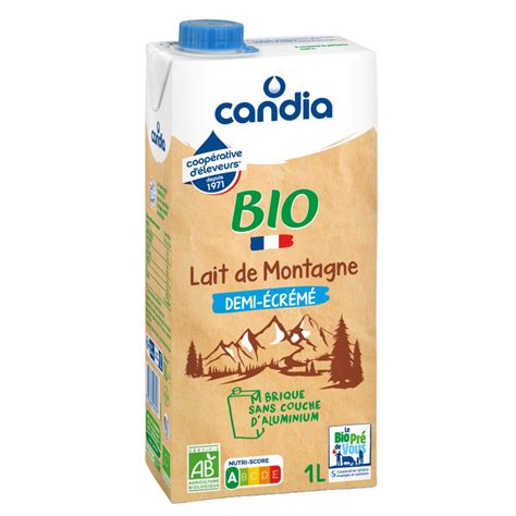 La Brique De Lait De Montagne Bio Candia — Candia