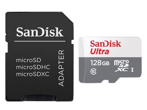 Cartão de memória sandisk 128 gb micro sdxc classe 10 ultra