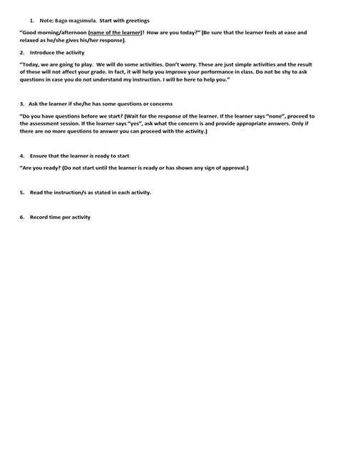 Mfat Checklist Complete Pdf