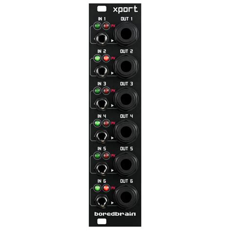 Boredbrain Xport Eurorack Audio Output Module Elevator Sound Europe