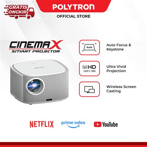 Promo Polytron Smart Projector Plp 91lfa 120 Inch Fhd Cicil 0 3x