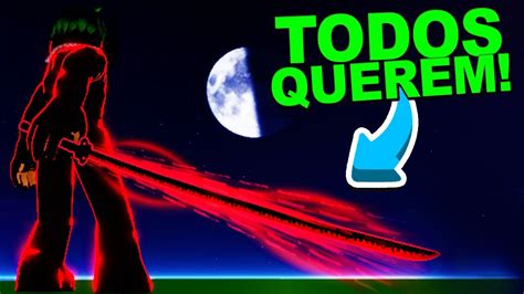 ESPADA MAIS OP DO JOGO FÃ DE ONE PIECE JOGANDO BLOX FRUITS PELA