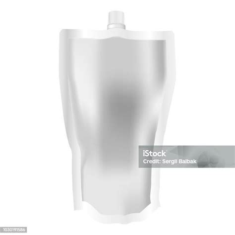 컵과 부드러운 샴푸 병 패키지입니다 현실적인 3d 주 둥이 주머니 Eps10 그림 액체 비누 로션 크림 젤에 대 한 향 주머니 음식에 대 한 뚜껑을 가진 플라스틱 포장 잼