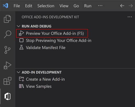 Office Add Ins Development Kit For Visual Studio Code Public Preview