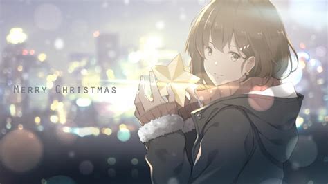Anime Christmas Pc Wallpapers Wallpapersafari