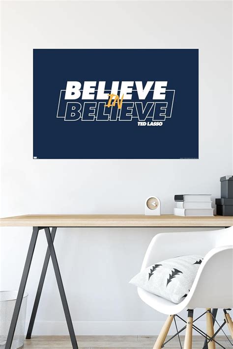 Trends International Ted Lasso Póster De Pared Believe In Believe