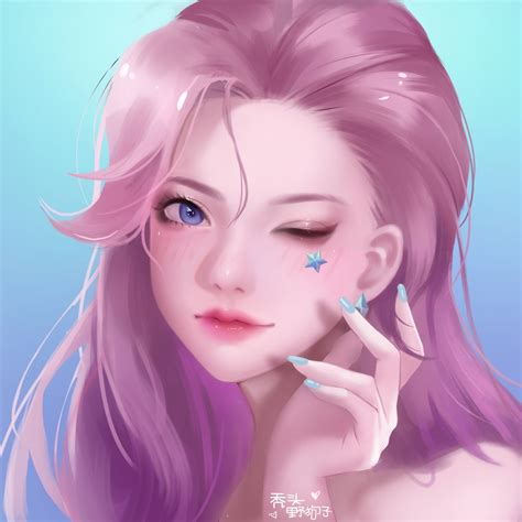 Seraphine League Of Legends Drawn By Yegou Danbooru