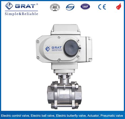 3 Pc 2 Inch Electric Water Flow Control Ball Valve Valve And Ball Valve