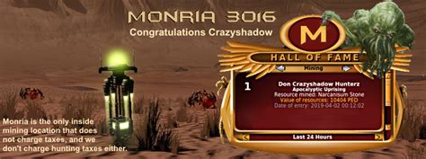 Monria Mining Claim Celebration